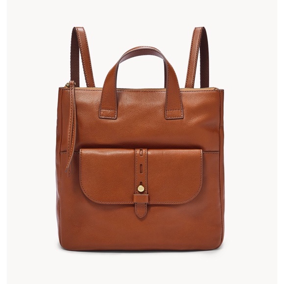 Fossil | Bags | Fossil Hunter Leather Backpack | Poshmark